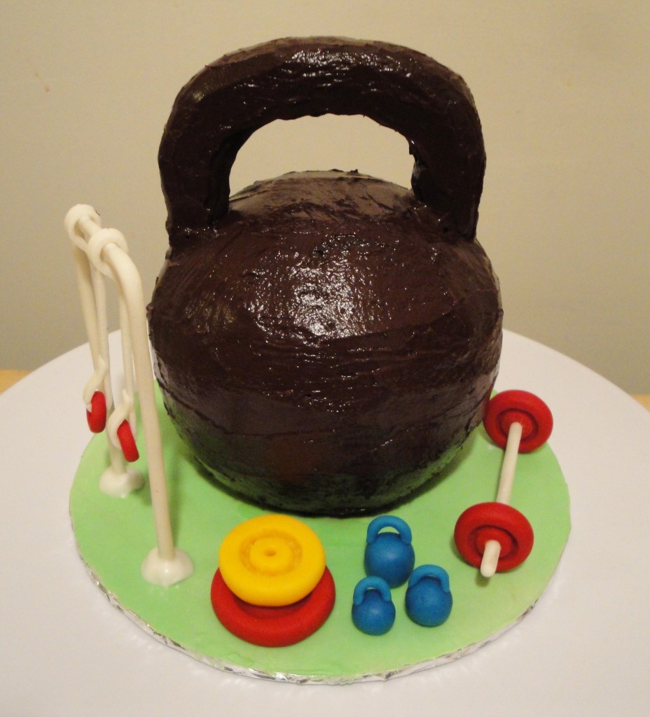 Kettlebell (Crossfit) Cake – Twee-tea-licious